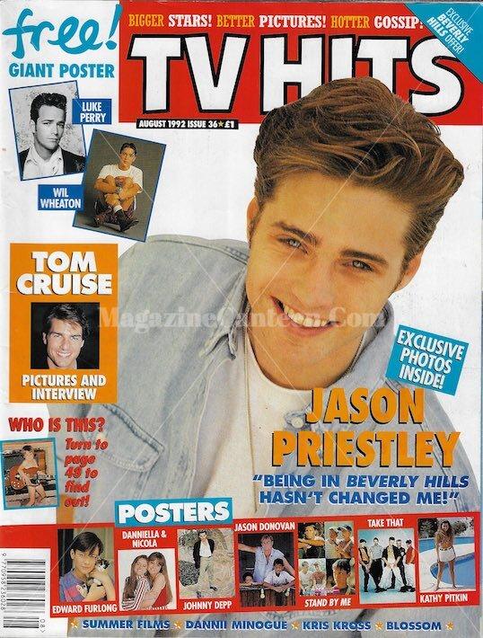 TV Hits Magazine - Jason Priestley Luke Perry – magazine canteen