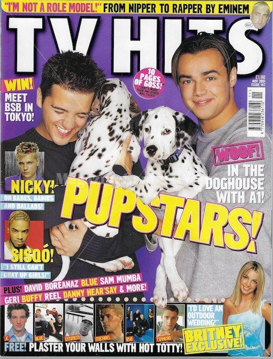 TV Hits Magazine - A1 Ben Adams Hear'Say – magazine canteen