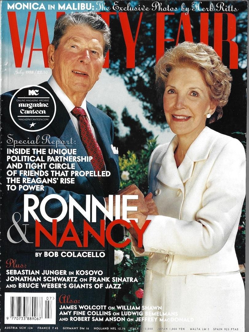Vanity Fair Magazine - Ronald Reagan BRUCE WEBER Jennifer Lopez ...