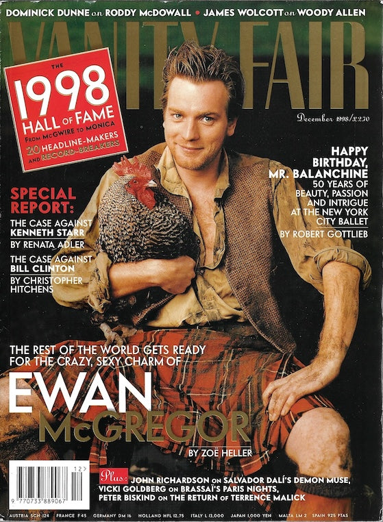 Vanity Fair Magazine - Ewan McGregor SEAN COMBS Salvador Dali ANNE HEC ...