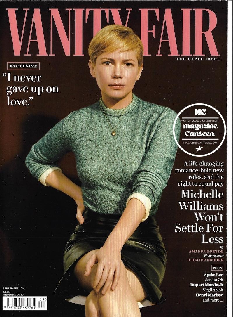 Vanity Fair Magazine - Michelle Williams VIRGIL ABLOH Cody Fern – magazine canteen