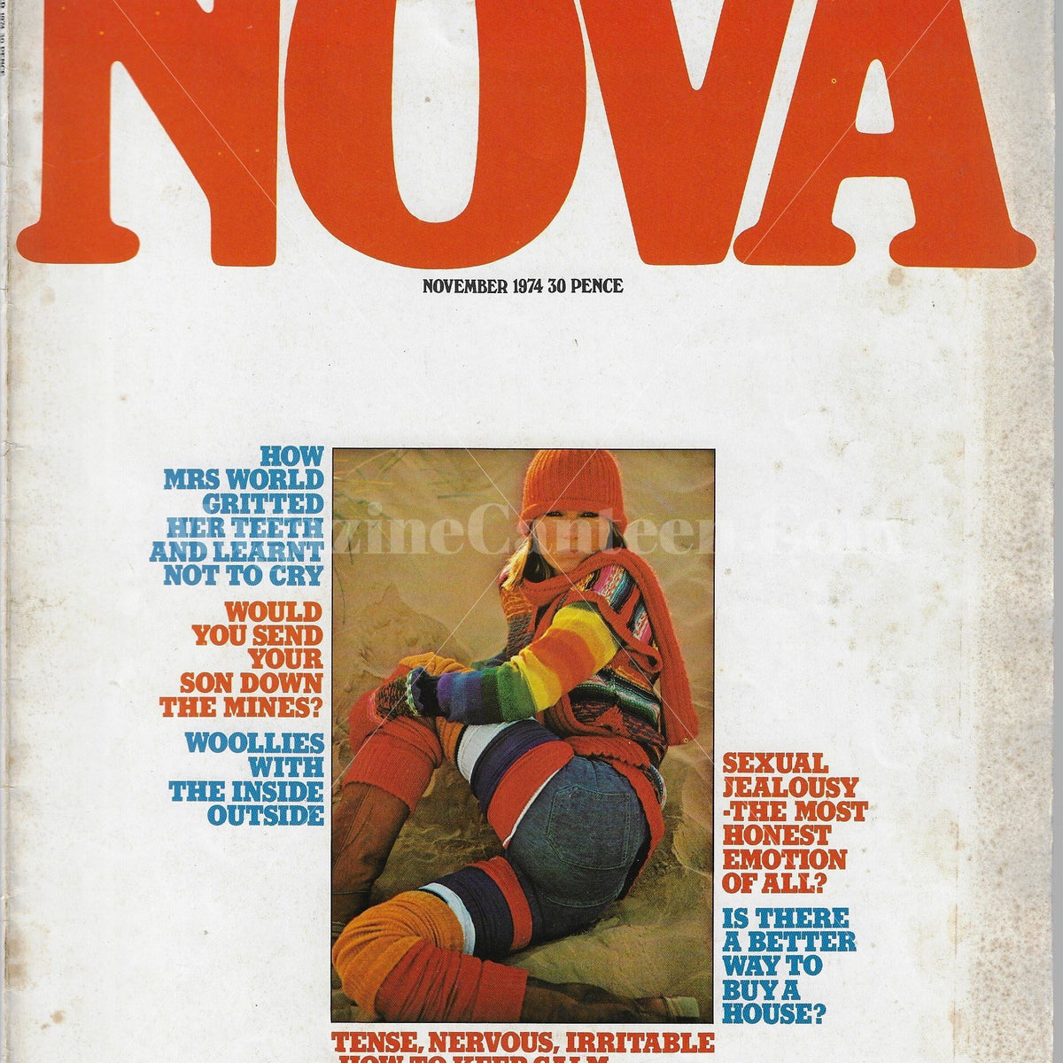 Nova Magazine - Hans Feurer Julia Morley Miss World A – magazine canteen