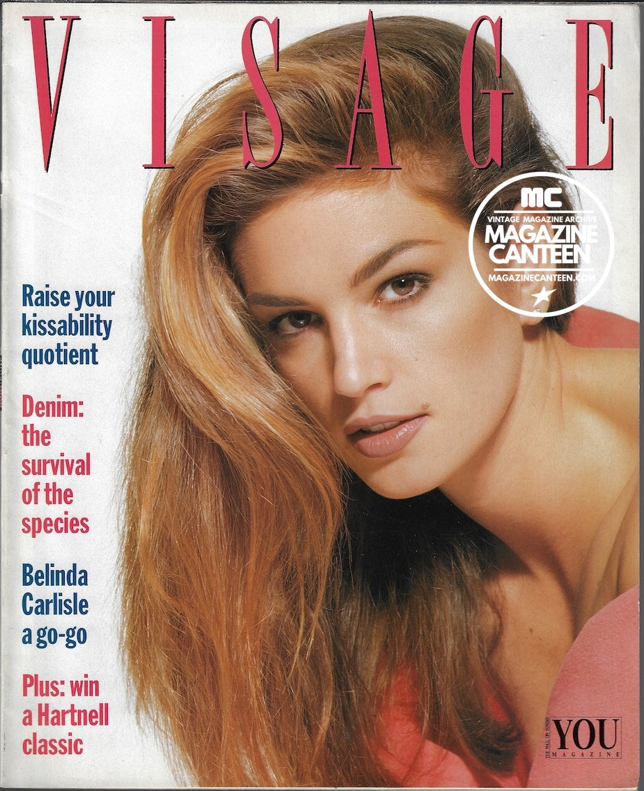 Visage Magazine - CINDY CRAWFORD Belinda Carlisle SHEILA ROCK ...