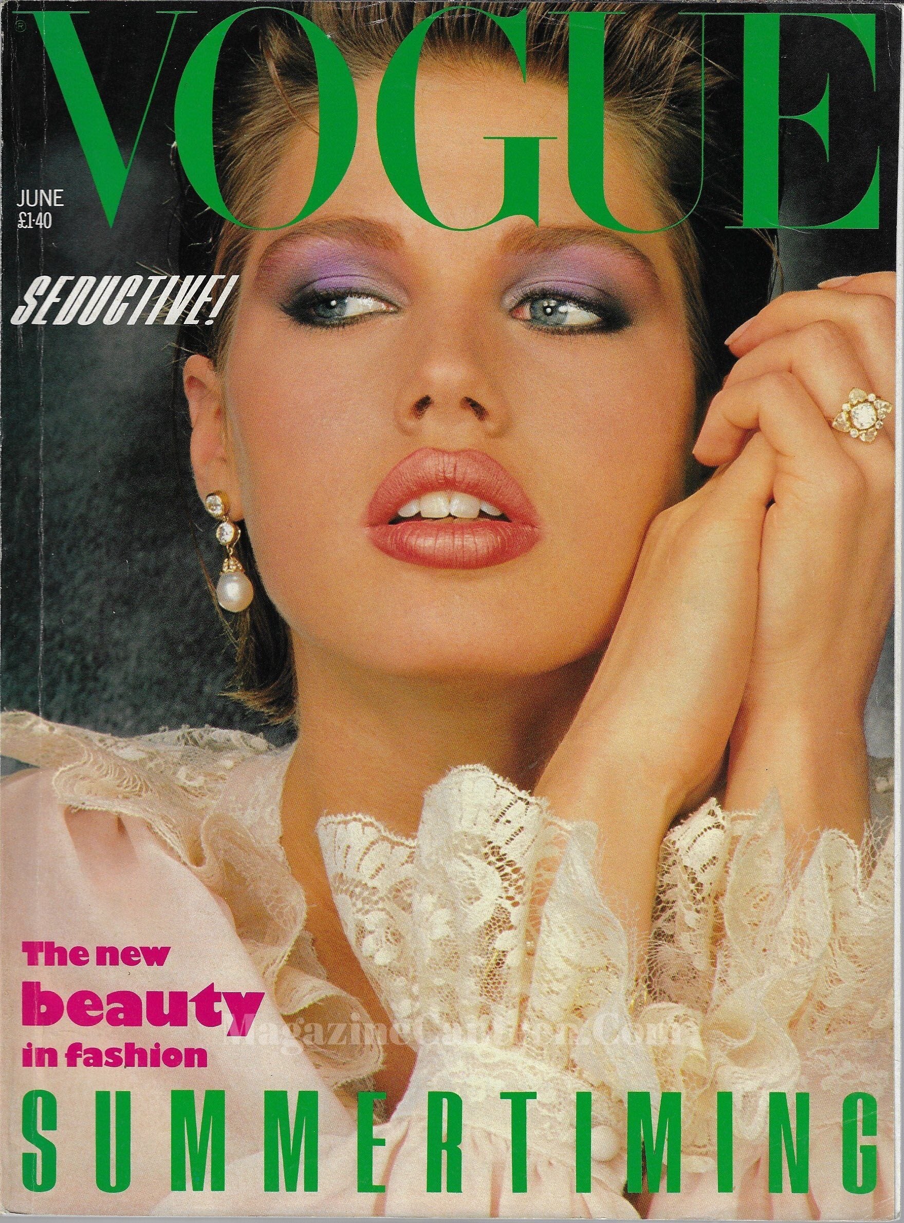 Vogue Magazine June 1983 - Beth Rupert – magazine canteen