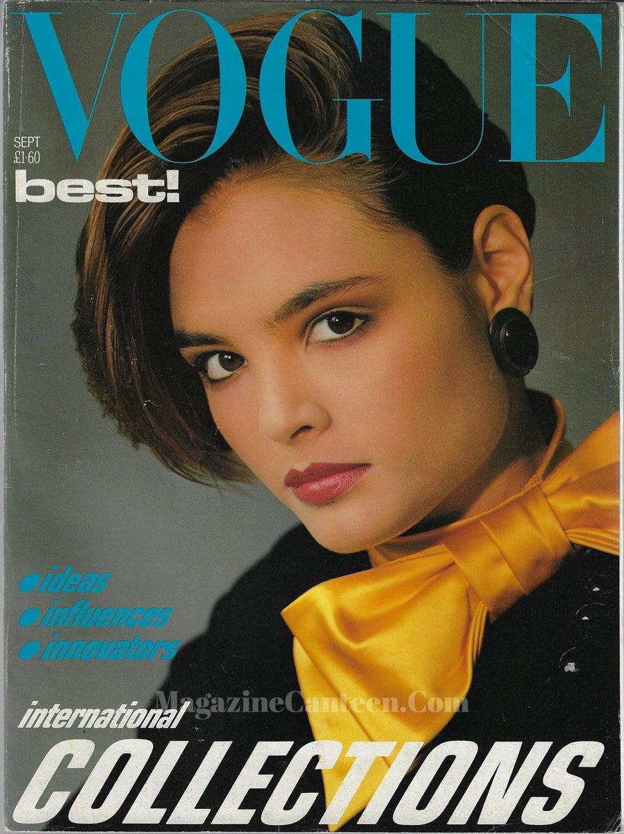 Vogue Magazine September 1983 - Talisa Soto – magazine canteen