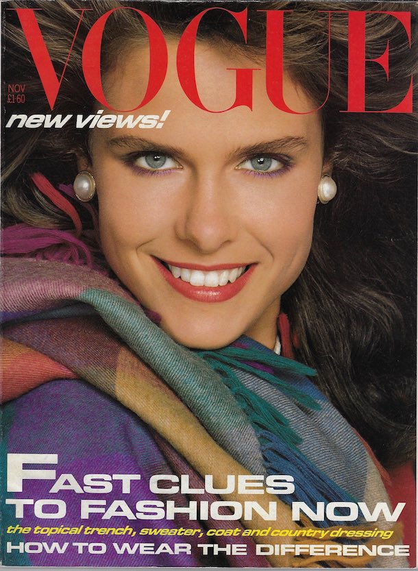 Vogue Magazine November 1983 - Kirsten Allen – magazine canteen