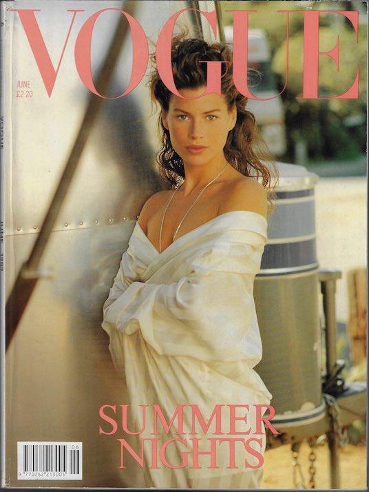 Vogue Magazine June 1989 - Carre Otis MICHAELA BERCU Herb Ritts ...