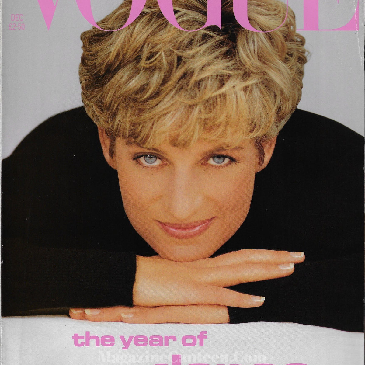 Vogue Magazine December 1991 - Princess Diana – magazine canteen