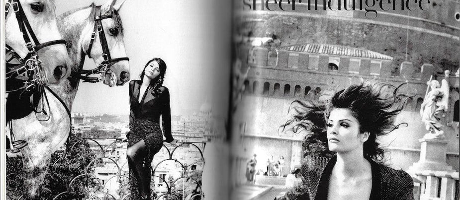Vogue Magazine November 1992 - Helena Christensen ISABELLA BLOW Suede ...