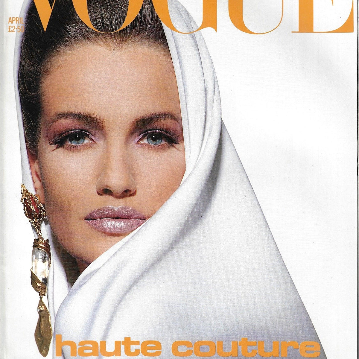 Vogue Magazine April 1991 - Karen Mulder JANET JACKSON Peggy Sirota TY ...
