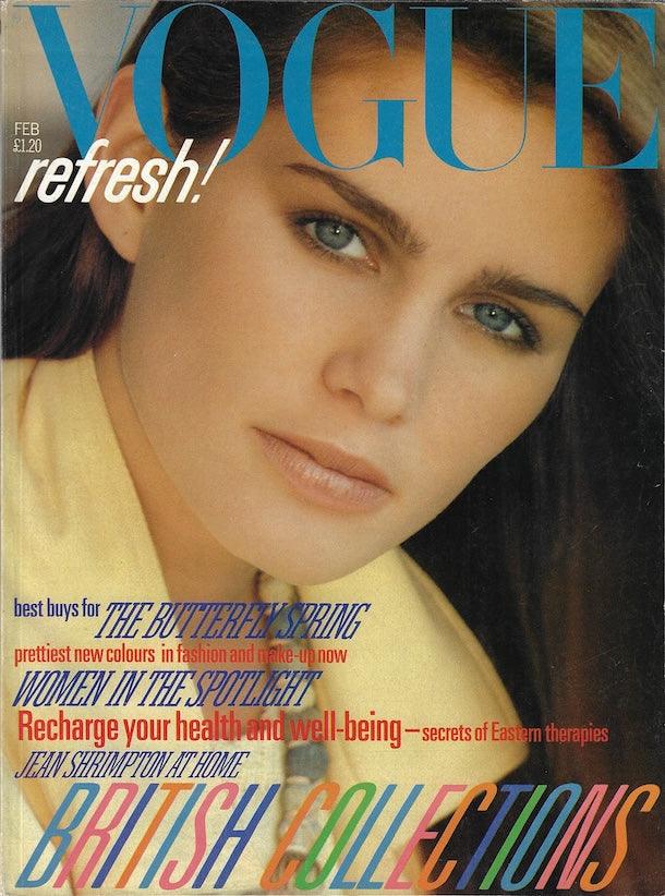 Vogue Magazine February 1982 - Juli Foster ERIC BOMAN Mario Testino ...