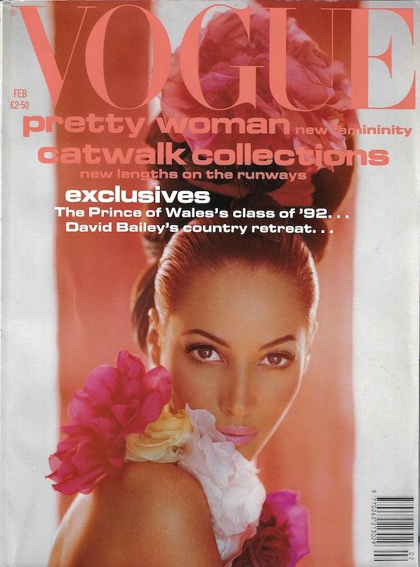 Vogue Magazine February 1992 - Christy Turlington NIKI TAYLOR Helena C ...