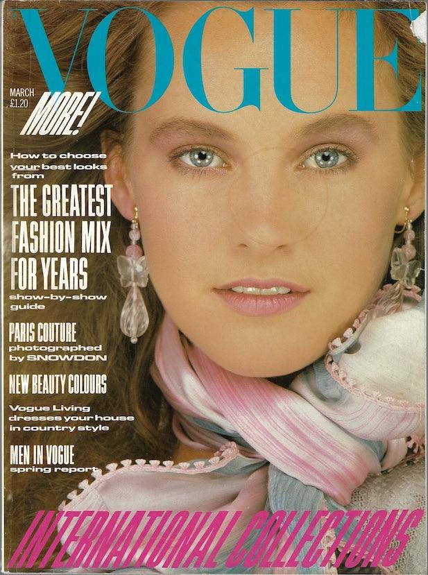Vogue Magazine March 1982 - Lisa Ryall SNOWDON Isabelle Adjani ...