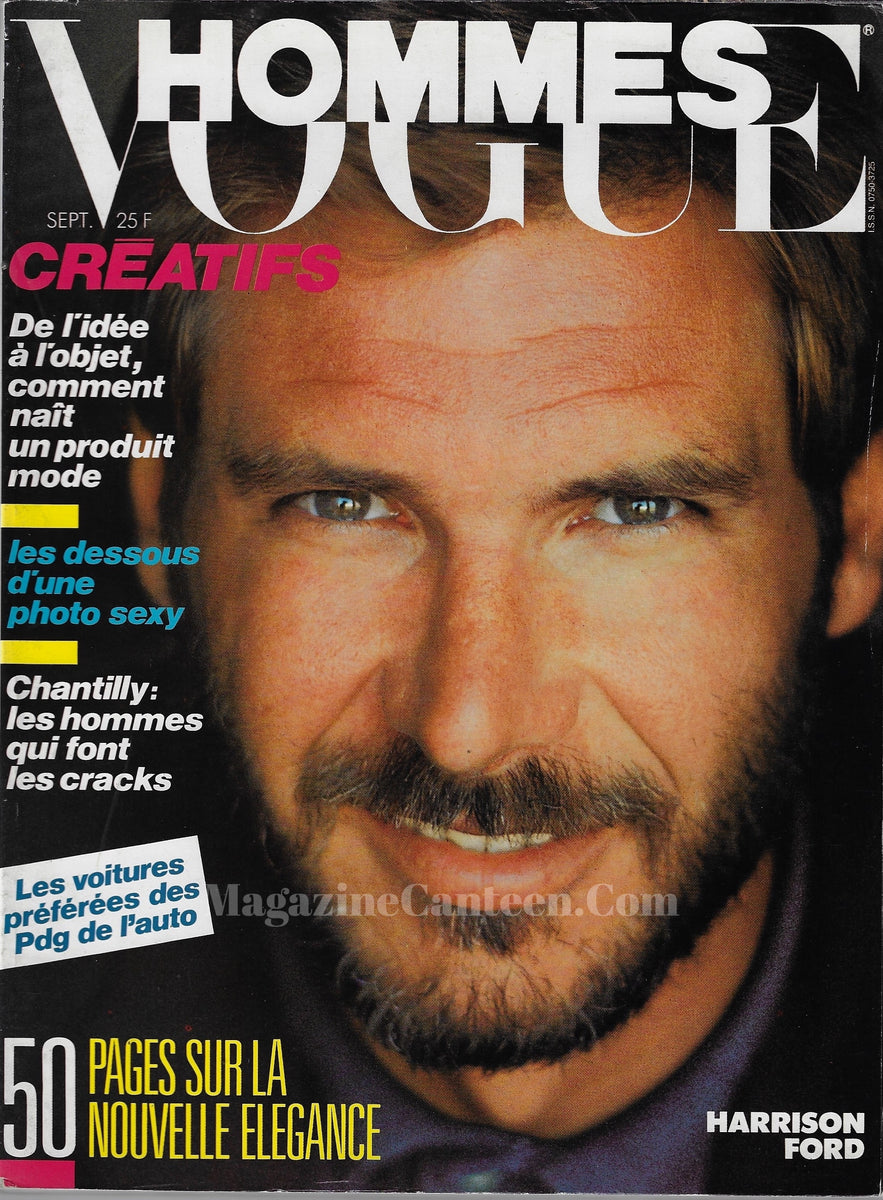Vogue Hommes Magazine - Harrison Ford – magazine canteen