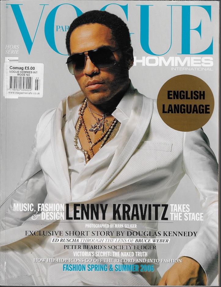 Vogue Hommes Magazine - Lenny Kravitz Victorias Secret – magazine canteen