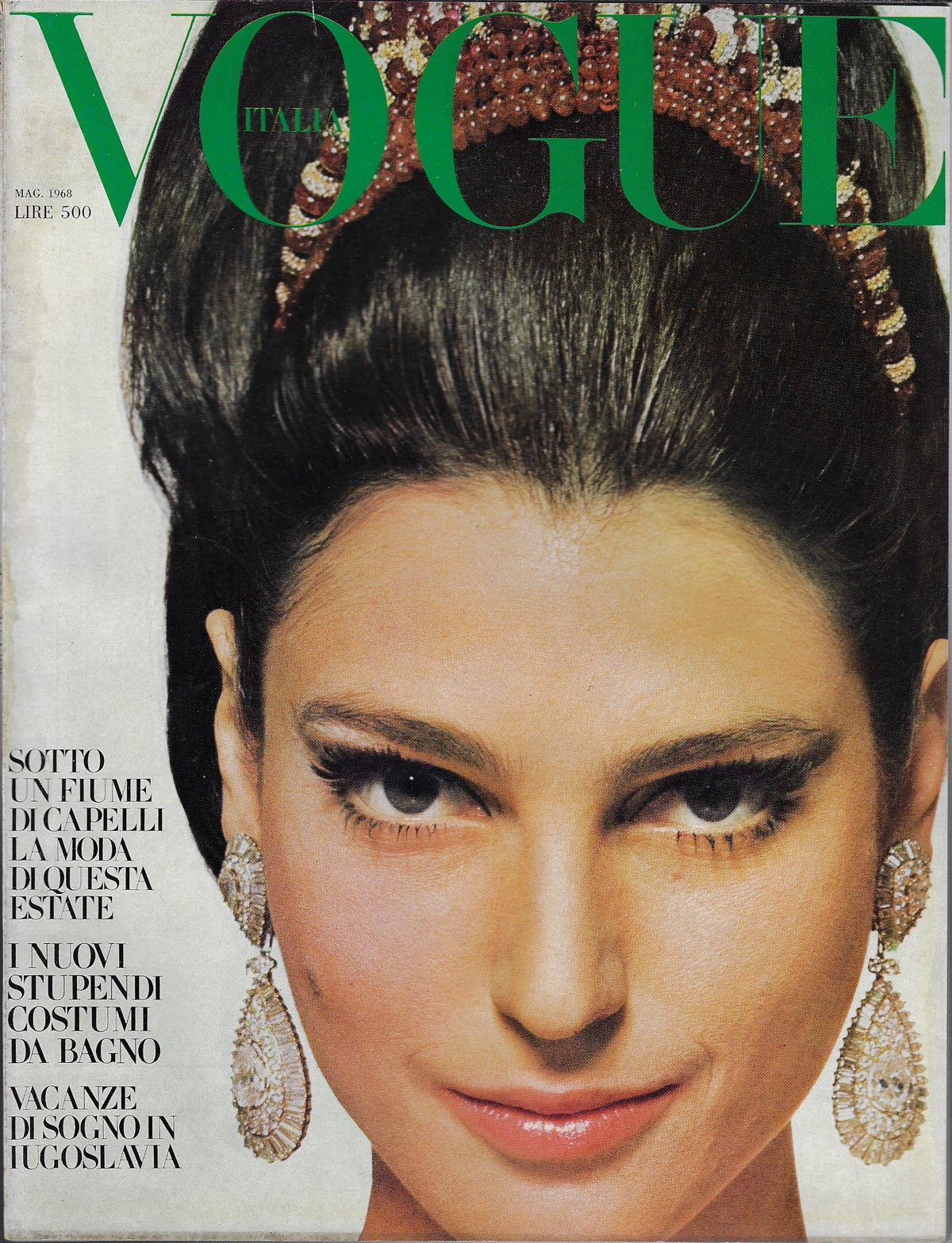 Vogue Italia Magazine 1968 - Benedetta Barzini – magazine canteen