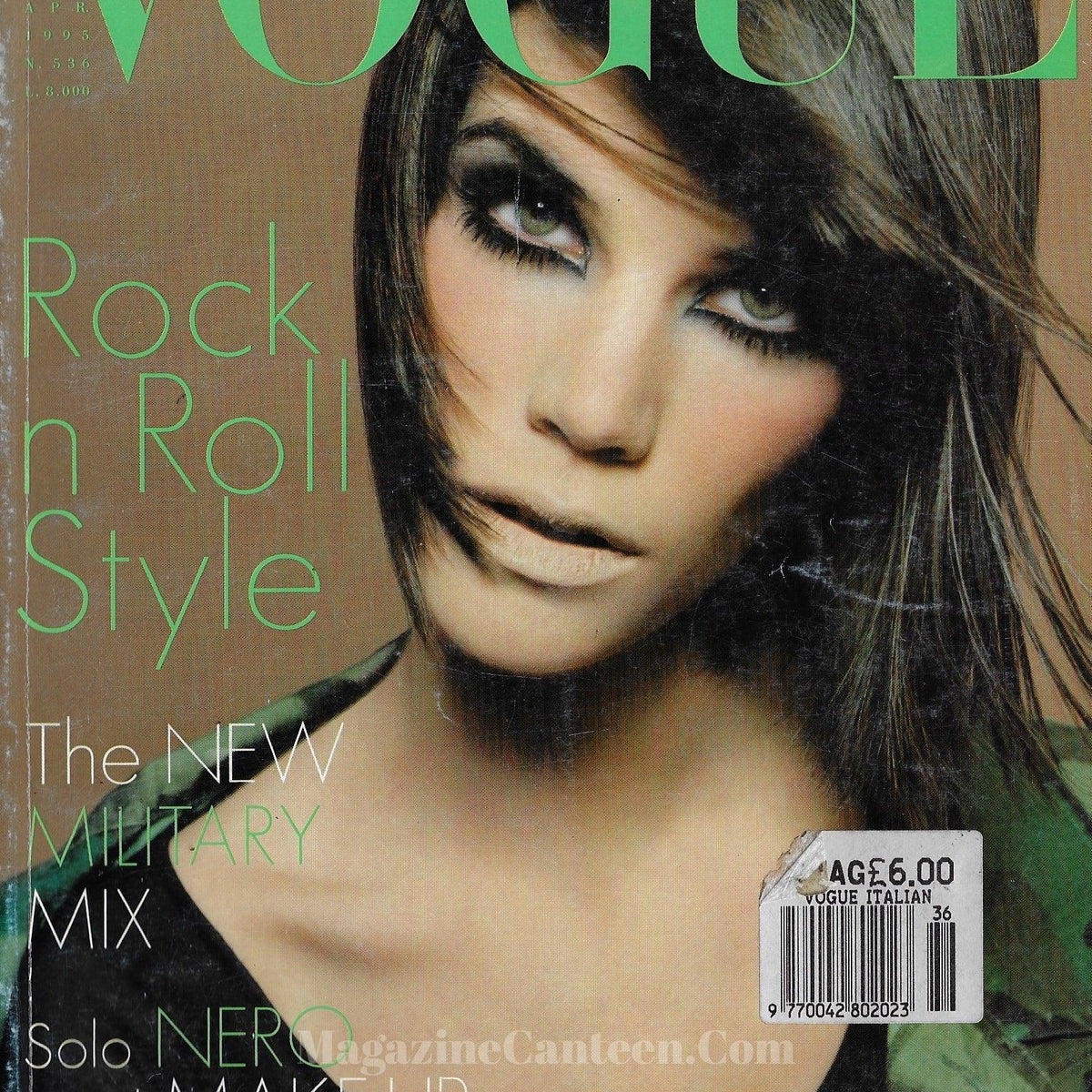 Vogue Italia Magazine 1995 - Laurie Bird – magazine canteen