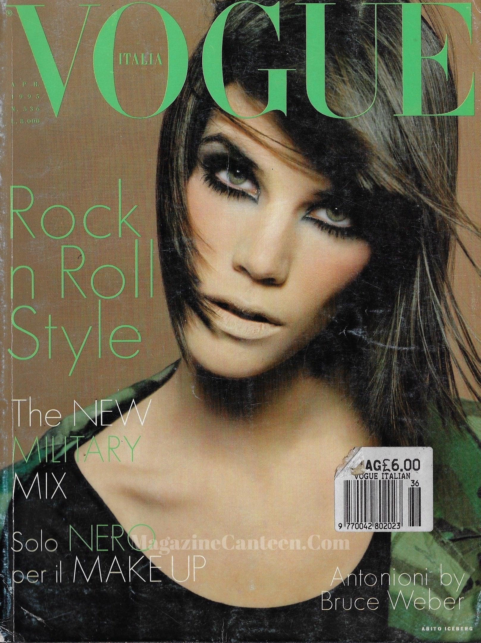 Vogue Italia Magazine 1995 - Laurie Bird – magazine canteen