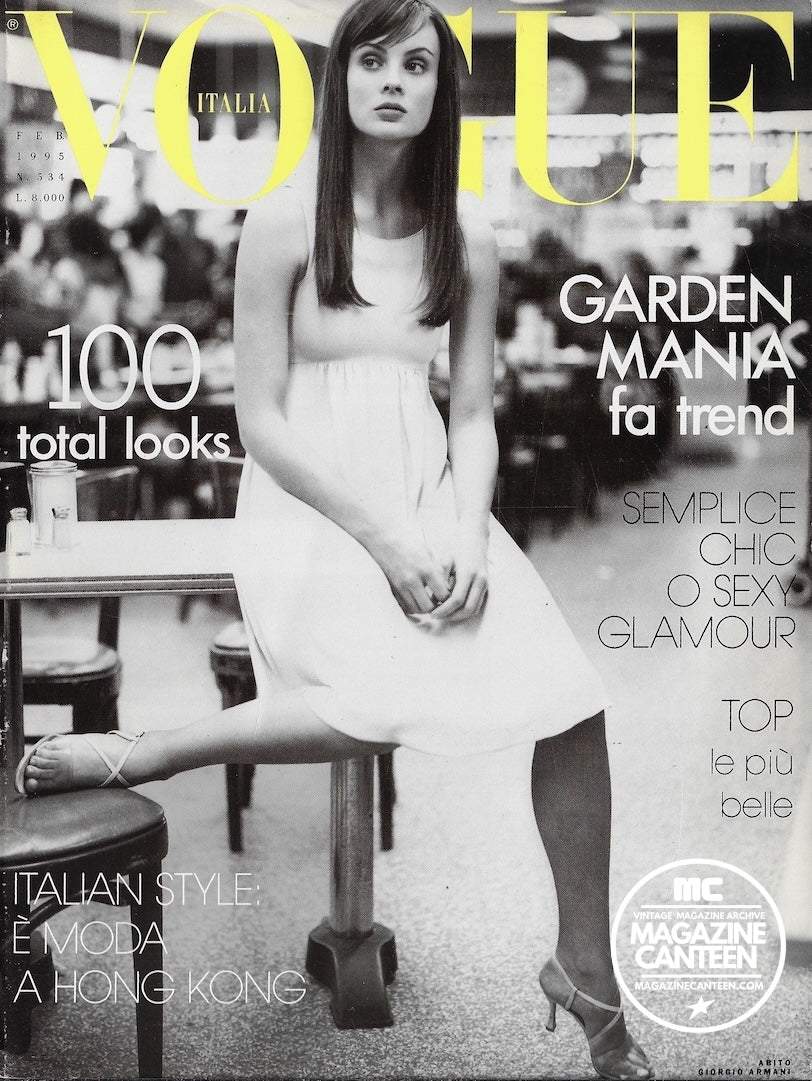 Vogue Italia Magazine 1995 - Michelle Behennah BELLUCCI Nikki Uberti ...