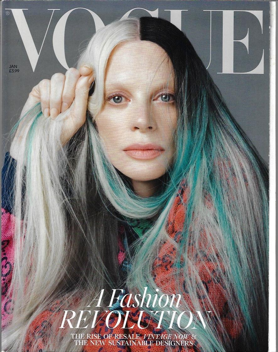 Vogue Magazine January 2022 - Kristen McMenamy – magazine canteen