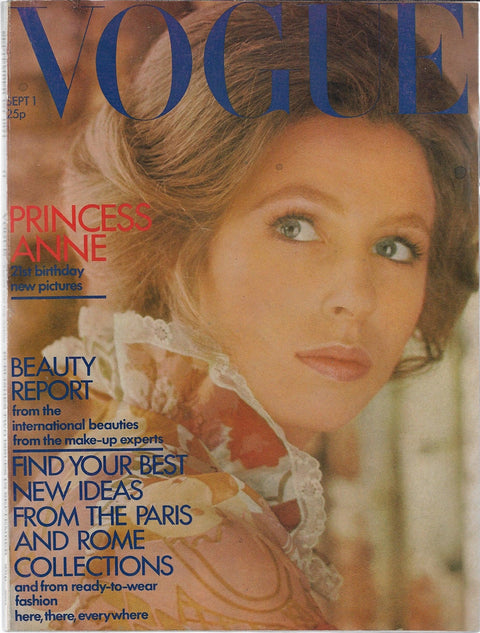 Vogue Magazine September 1971 - Princess Anne – magazine canteen Vogue Magazine September 1971 - Princess Anne – magazine canteen