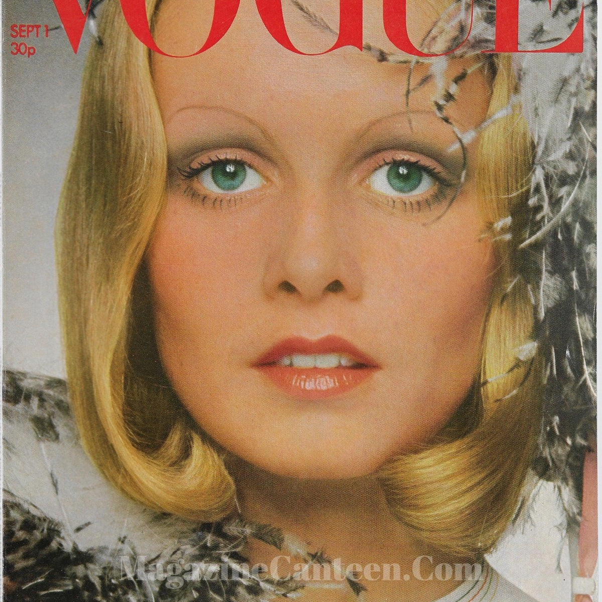 Vogue Magazine September 1972 - Twiggy – magazine canteen