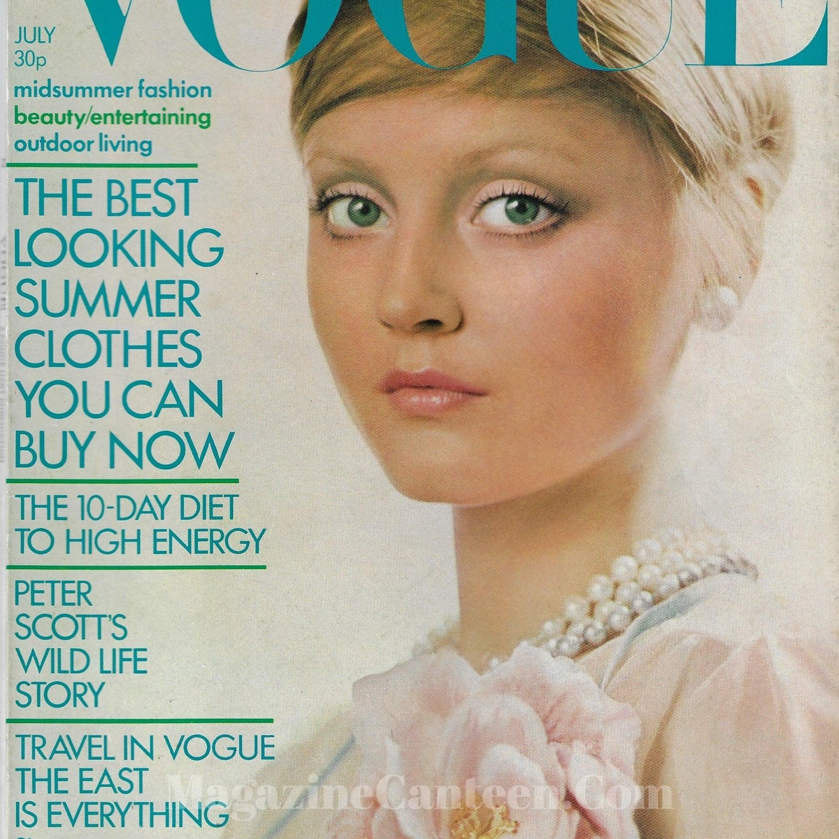 Vogue Magazine July 1972 - Ingrid Boulting – magazine canteen