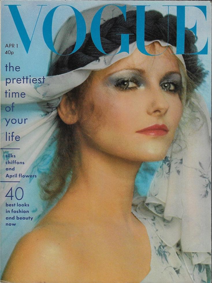 Vogue Magazine April 1975 - Cheryl Tiegs – magazine canteen