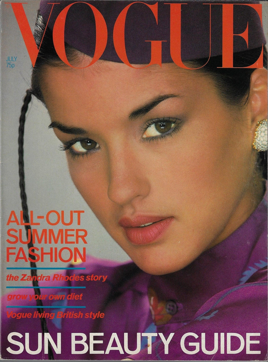 Vogue Magazine July 1978 Janice Dickinson Magazine Canteen