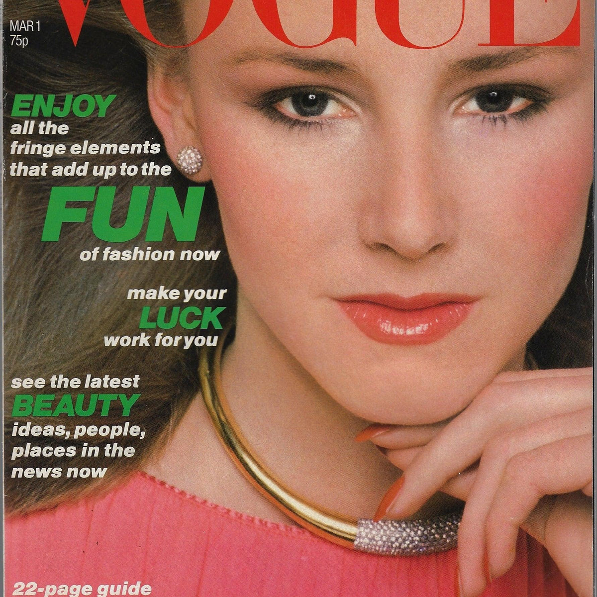 Vogue Magazine March 1978 - Patty Oja – magazine canteen