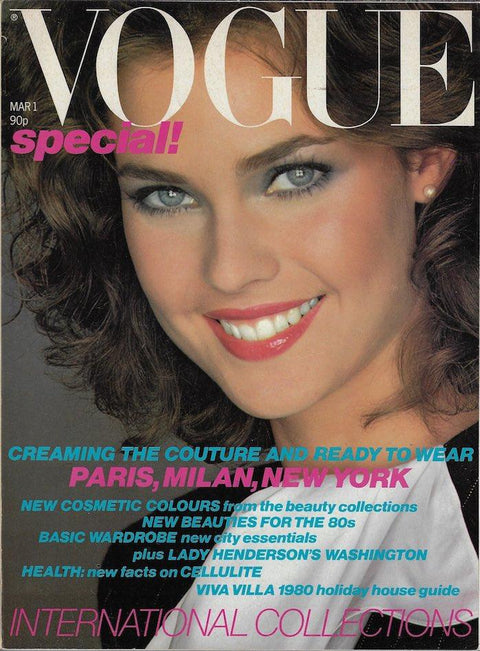 Vogue Magazine March 1980 - Carol Alt – magazine canteen