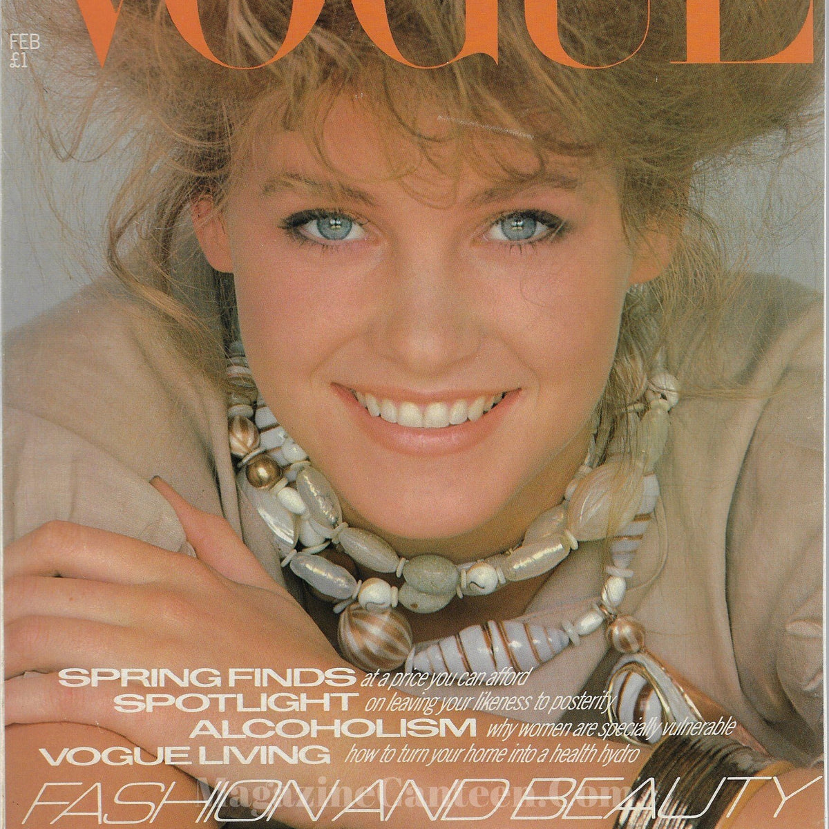 Vogue Magazine February 1981 - Lisa Ryall – magazine canteen