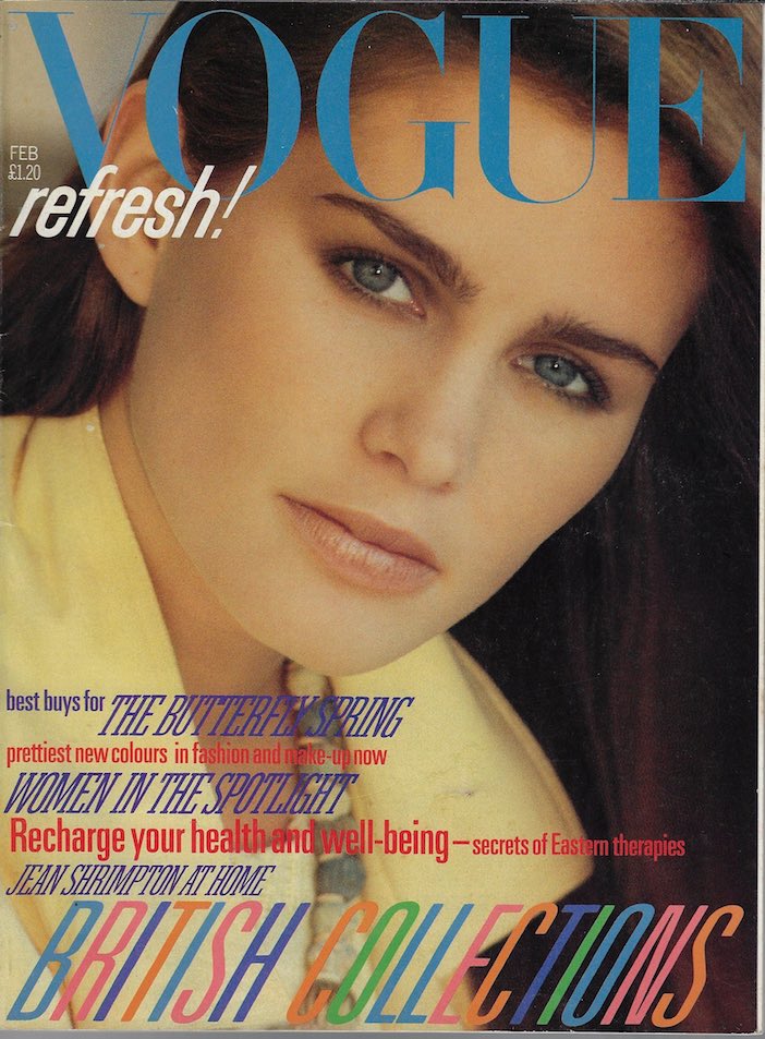 Vogue Magazine February 1982 - Juli Foster – magazine canteen