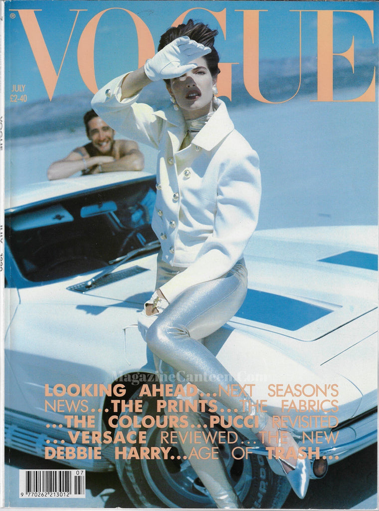 Vogue Magazine July 1990 - Stephanie Seymour – magazine canteen
