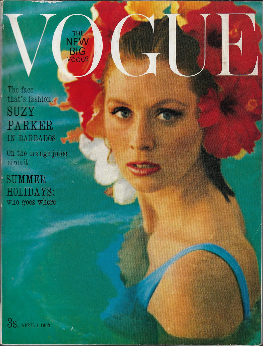 Vogue Magazine April 1963 - Suzy Parker – magazine canteen