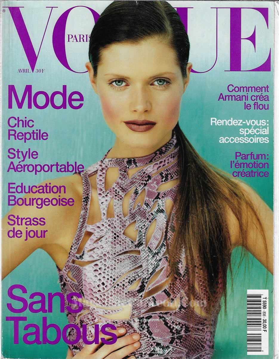 Vogue Paris Magazine 2000 - Małgosia Bela – magazine canteen