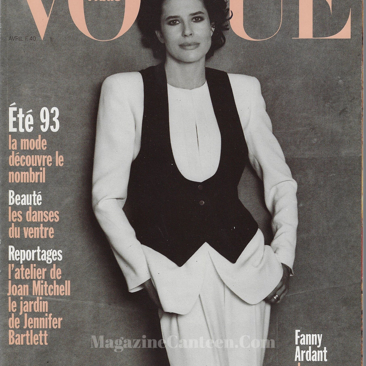 Vogue Paris Magazine 1993 - Fanny Ardant – magazine canteen