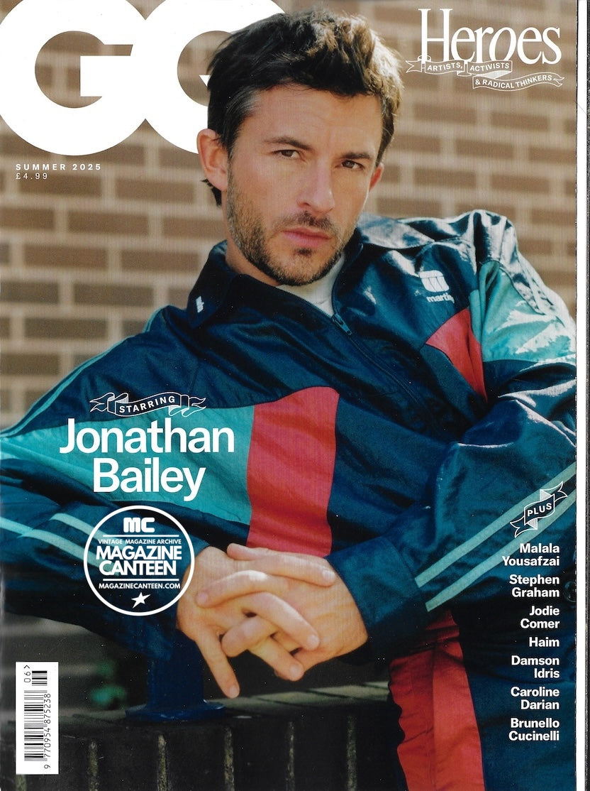 GQ Magazine Summer 2025 - HEROES Issue JONATHAN BAILEY – magazine canteen