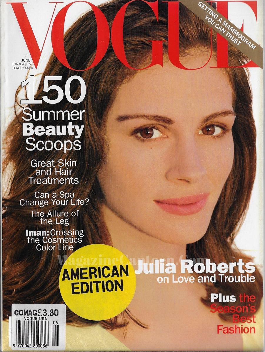 Vogue USA Magazine June 1994 - Julia Roberts – magazine canteen