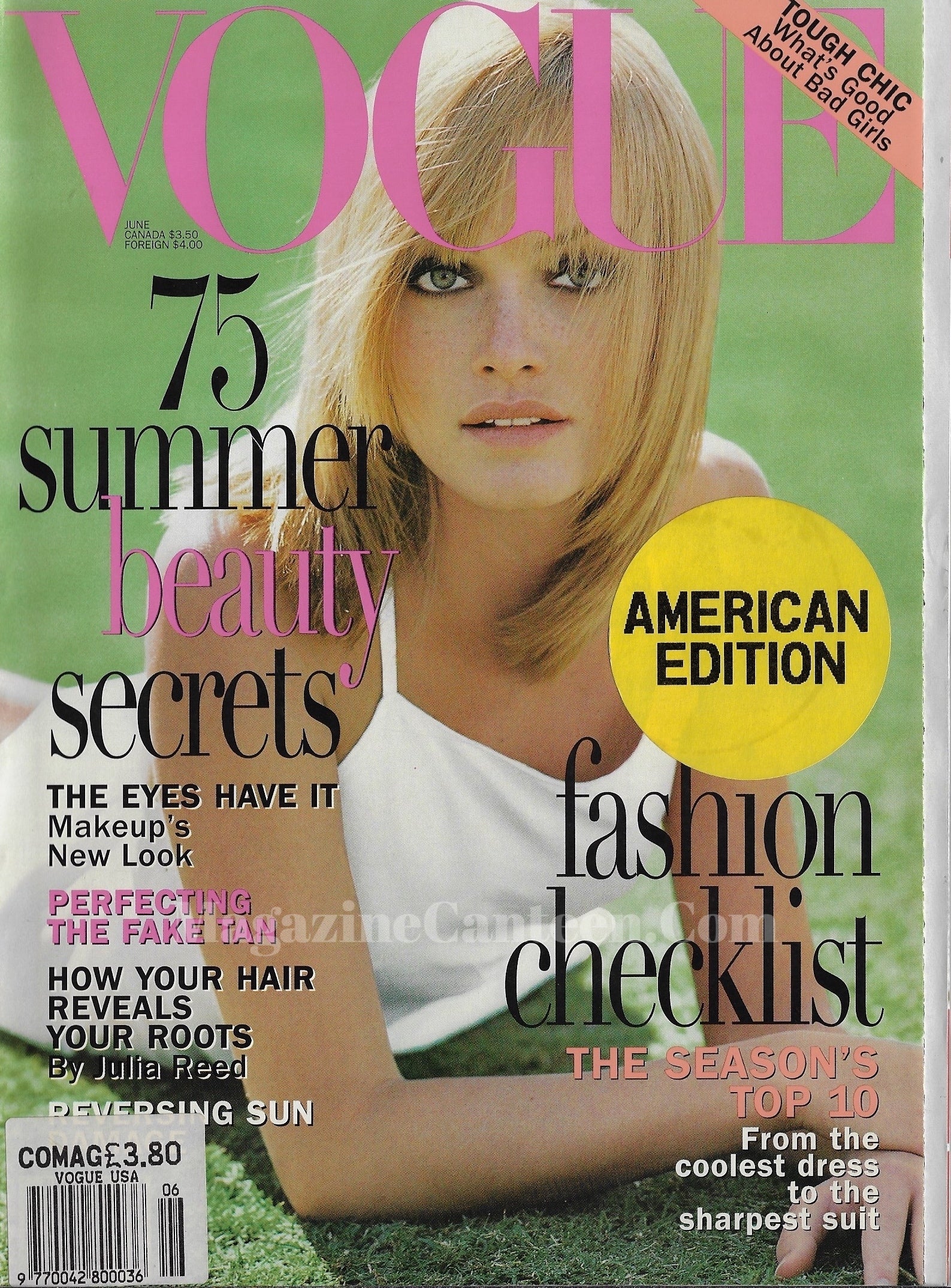 Vogue USA Magazine June 1995 - Amber Valletta – magazine canteen