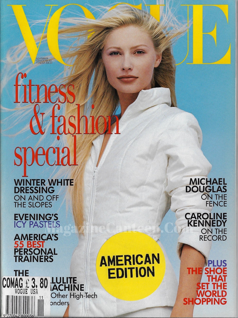 Vogue USA Magazine November 1995 - Kirsty Hume – magazine canteen