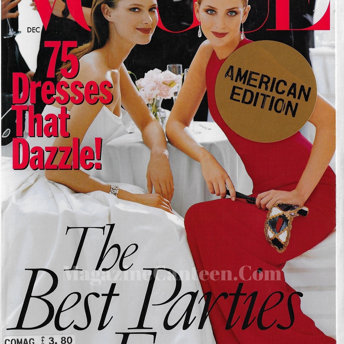 Vogue USA Magazine December 1997 - Shalom & Georgina – magazine canteen