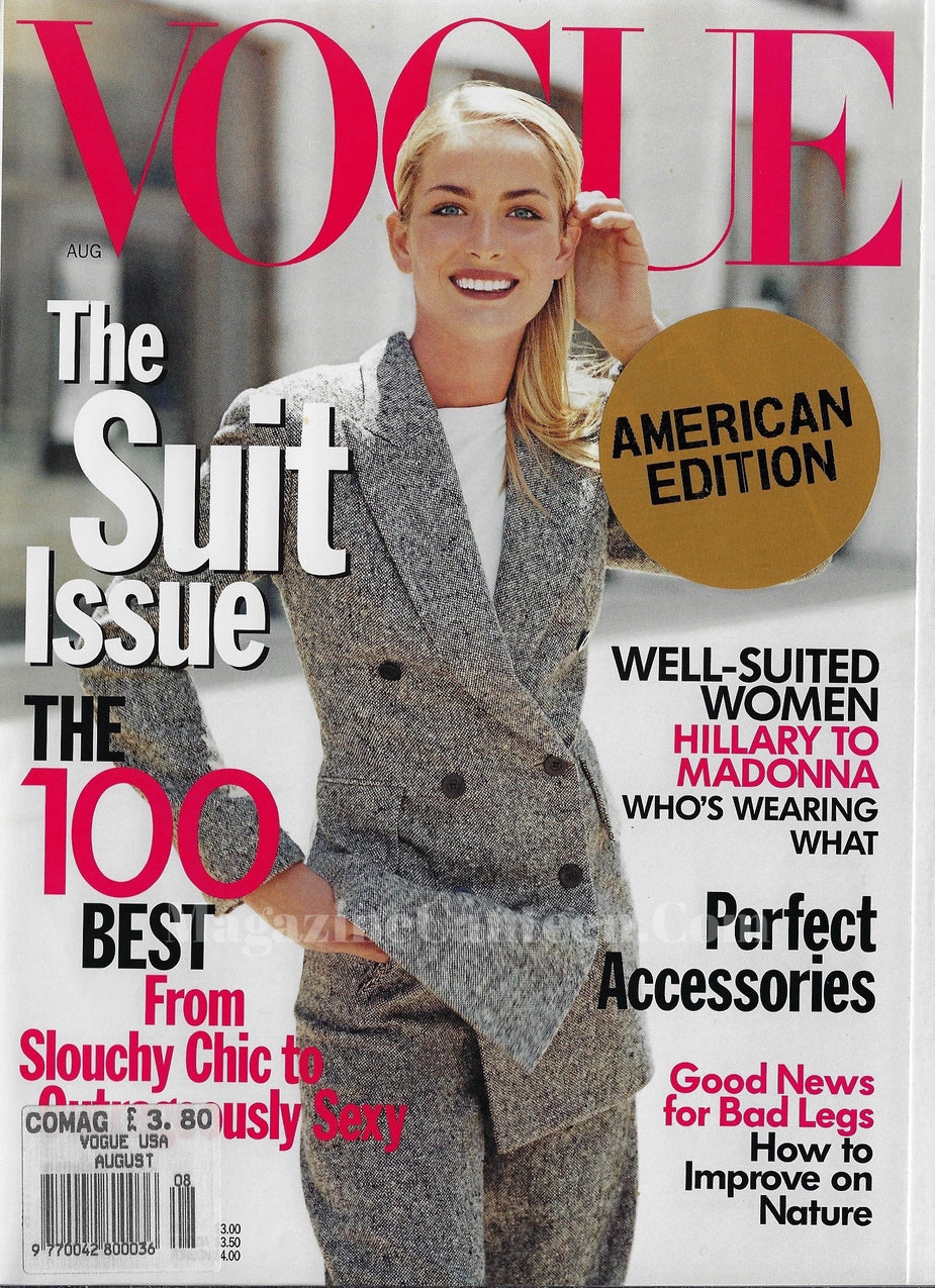Vogue USA Magazine August 1997 - Georgina Grenville – magazine canteen