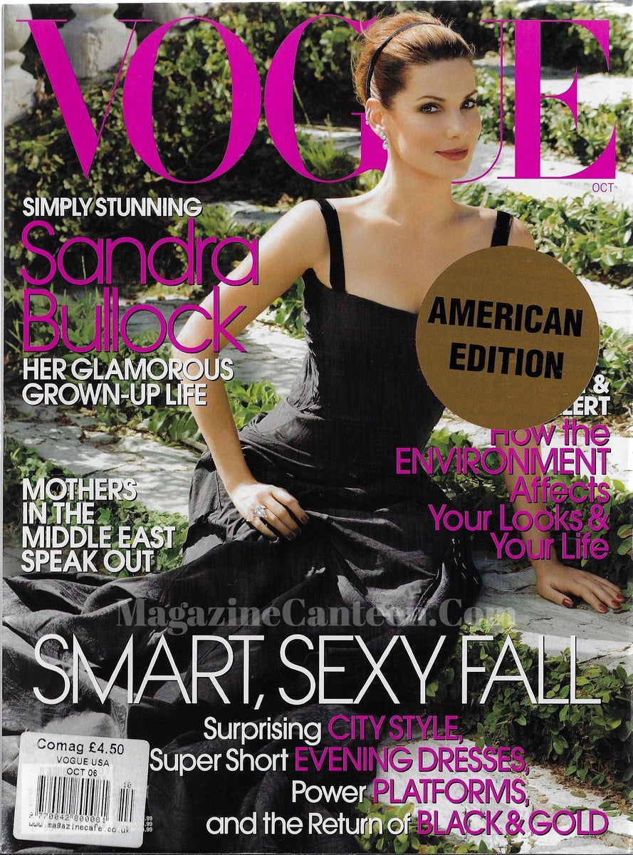 Vogue USA Magazine October 2006 - Sandra Bullock – magazine canteen