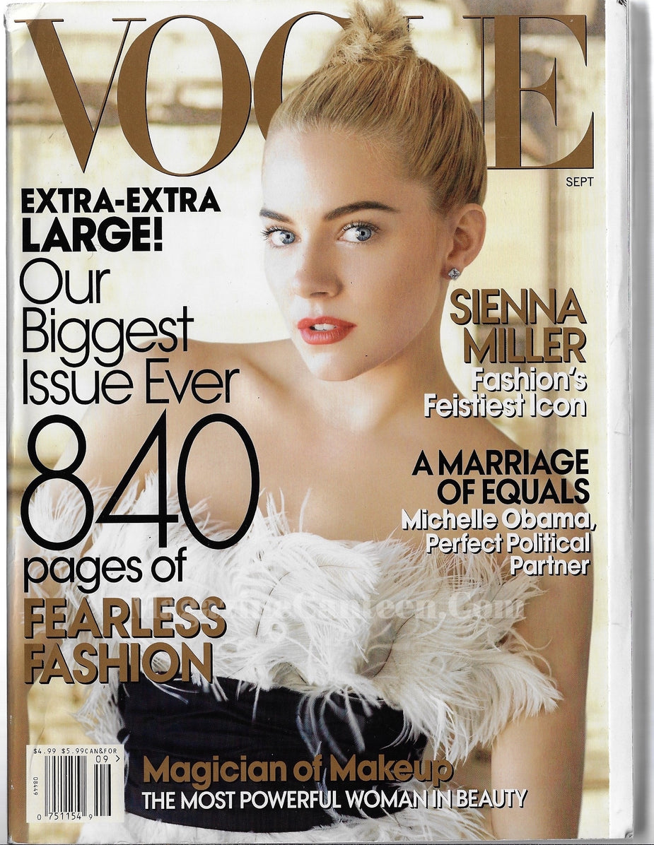 Vogue USA Magazine September 2007 - Sienna Miller – magazine canteen