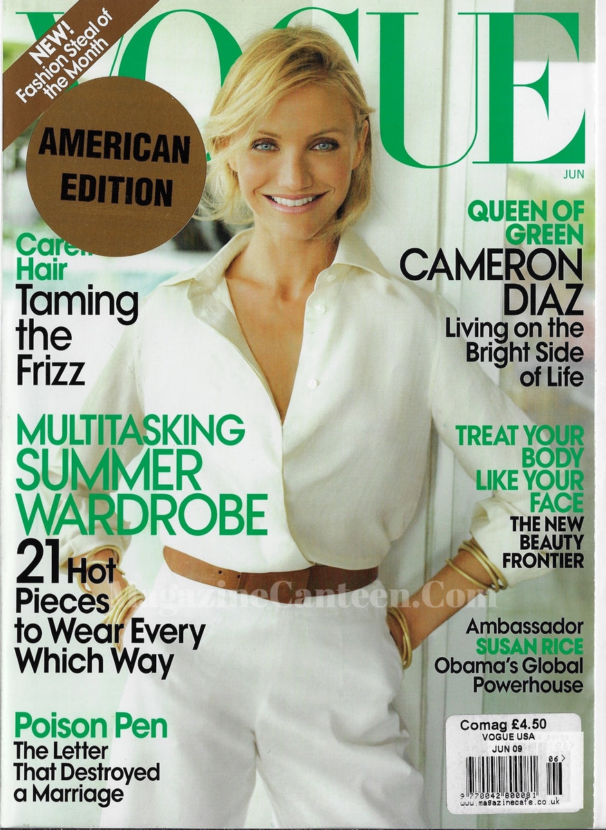 Vogue USA Magazine June 2009 - Cameron Diaz – magazine canteen