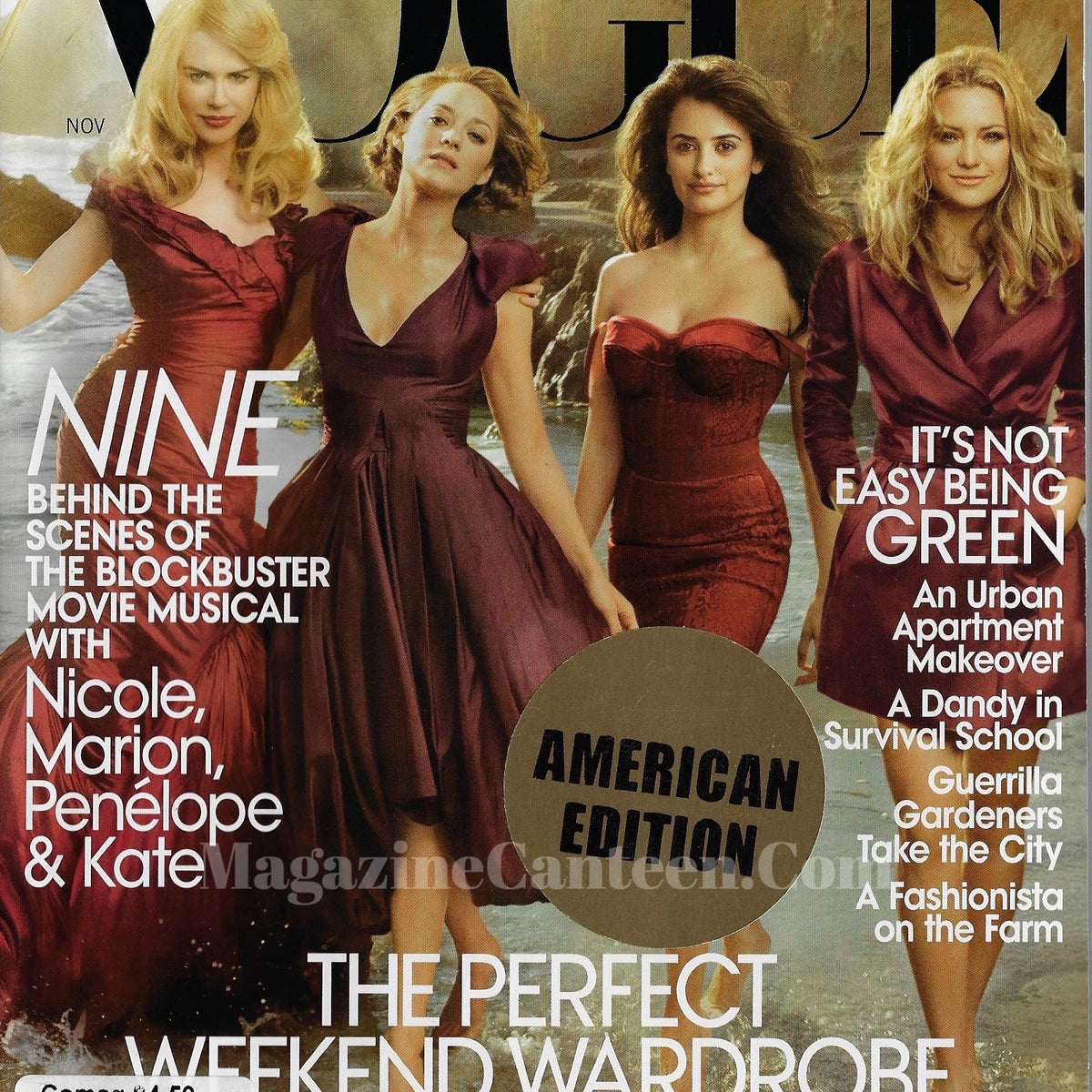Vogue USA Magazine November 2009 - Nicole Kidman – magazine canteen