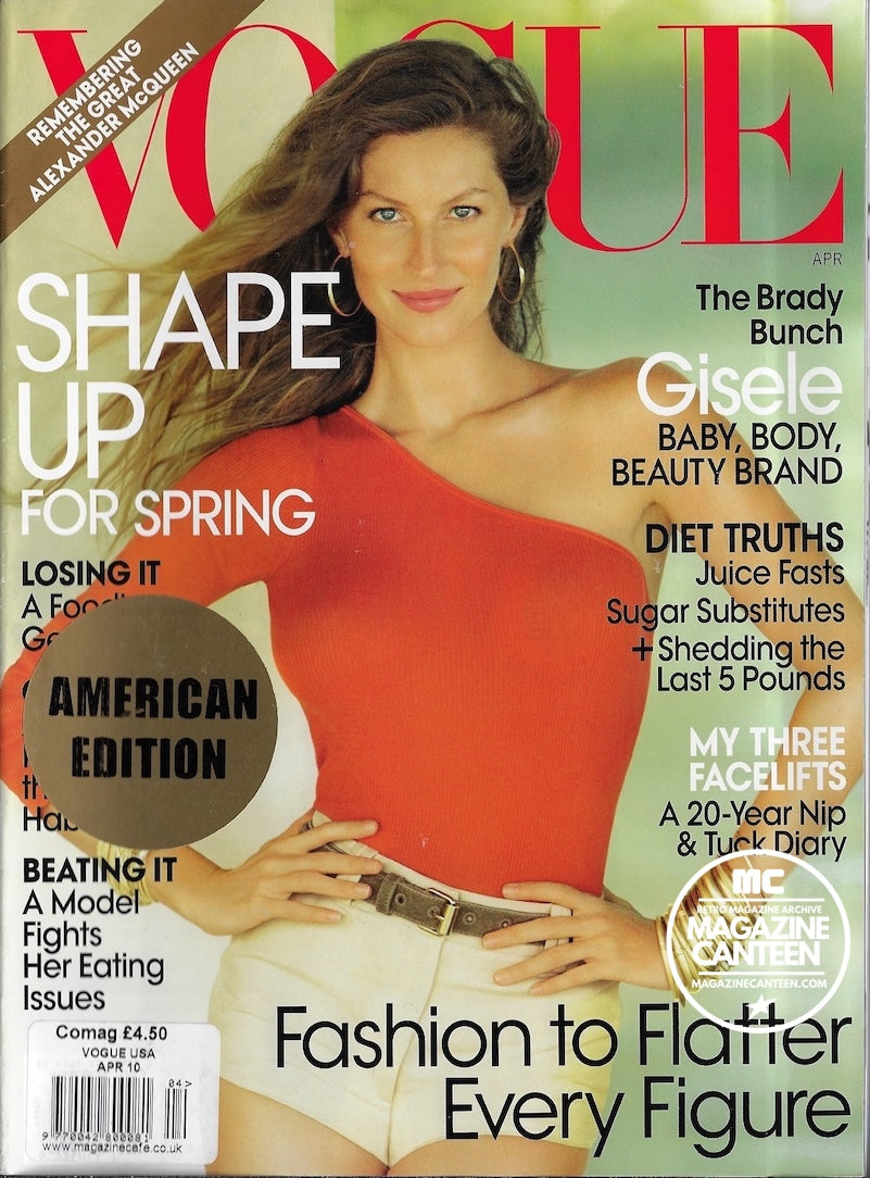 Vogue USA Magazine April 2010 - Gisele Bundchen – magazine canteen