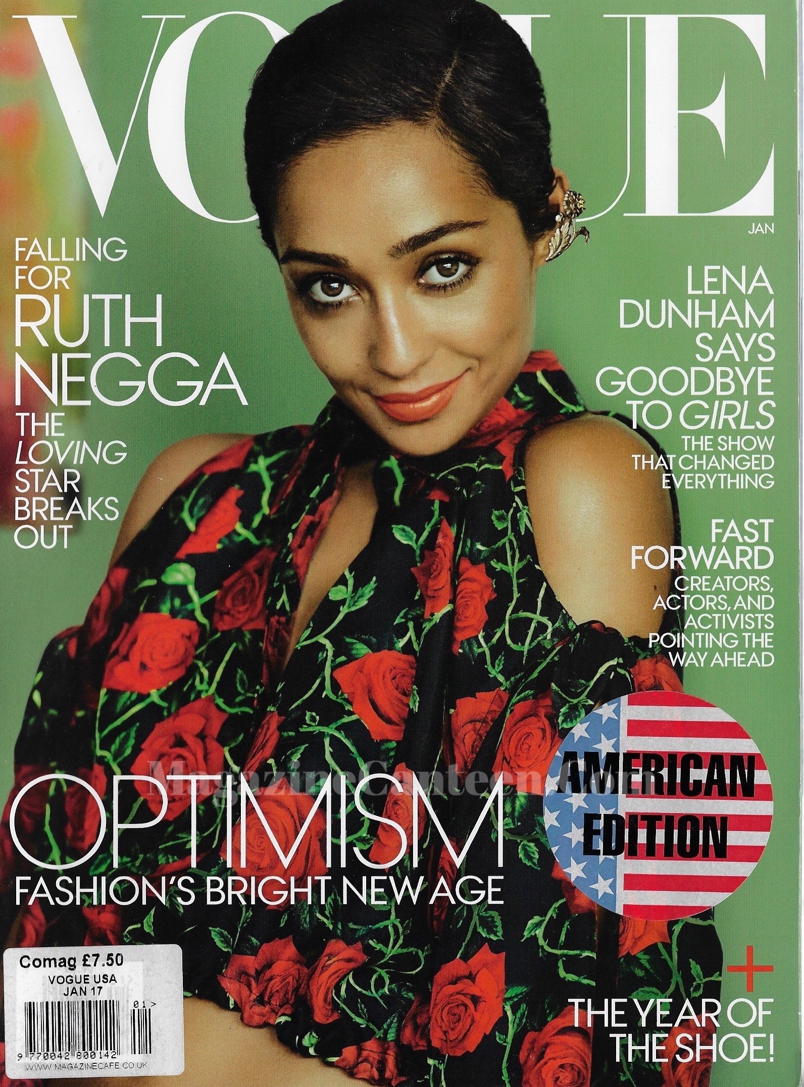 Vogue USA Magazine January 2017 - Ruth Negga – magazine canteen