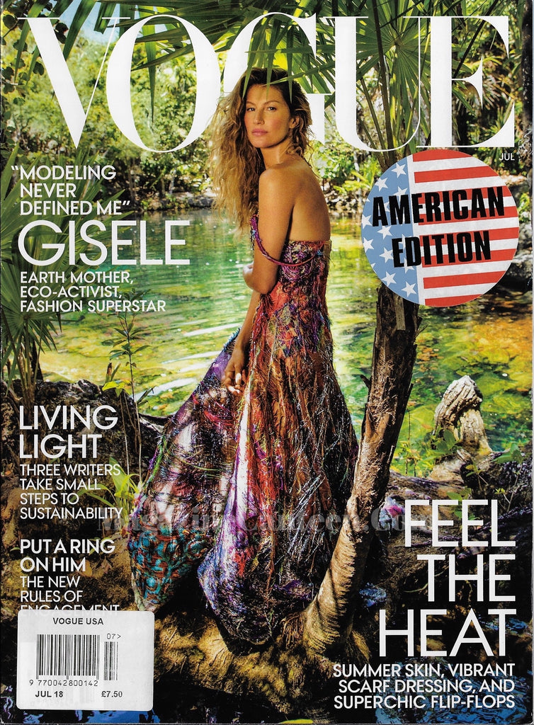 Vogue USA Magazine July 2018 - Gisele Bundchen – magazine canteen